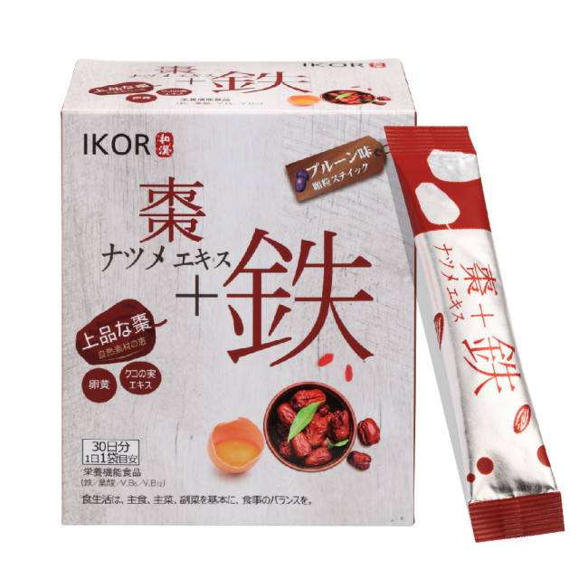 IKOR Jujube Iron- Táo tàu đỏ + Sắt + Axit Folic